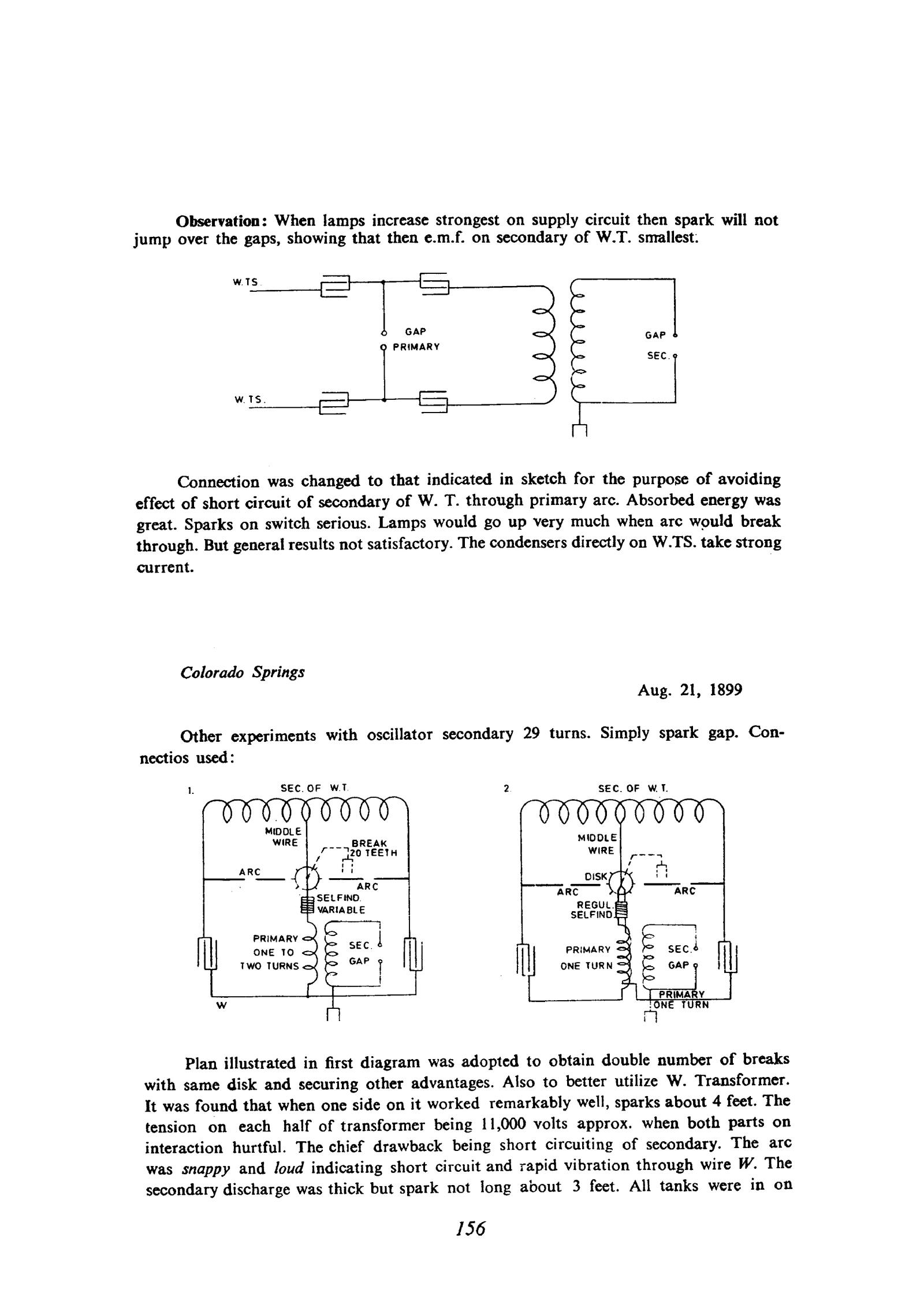 Nikola Tesla: Colorado Springs Notes, 1899-1900 - Page 156 | Tesla Universe