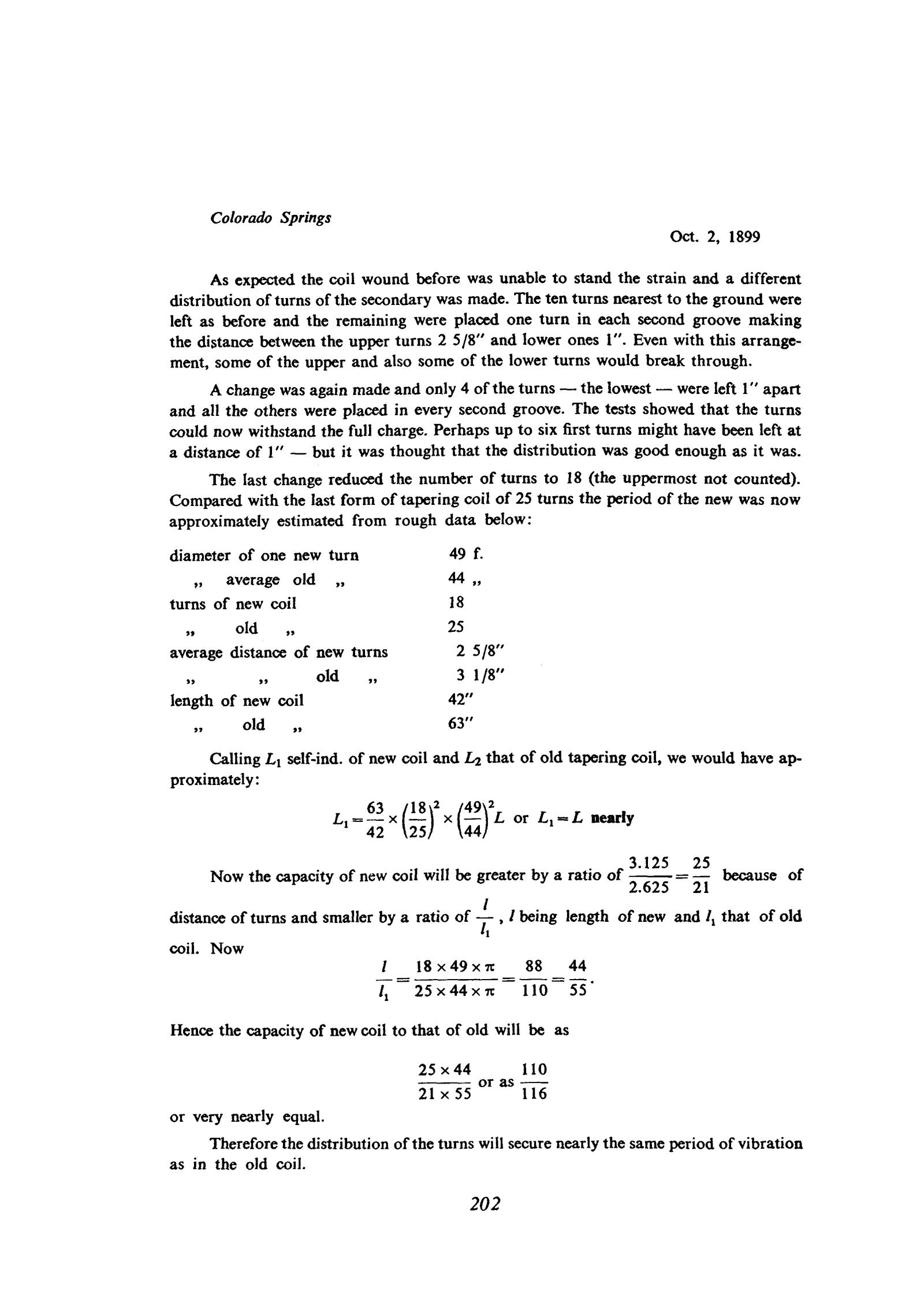 Nikola Tesla: Colorado Springs Notes, 1899-1900 - Page 202 | Tesla Universe