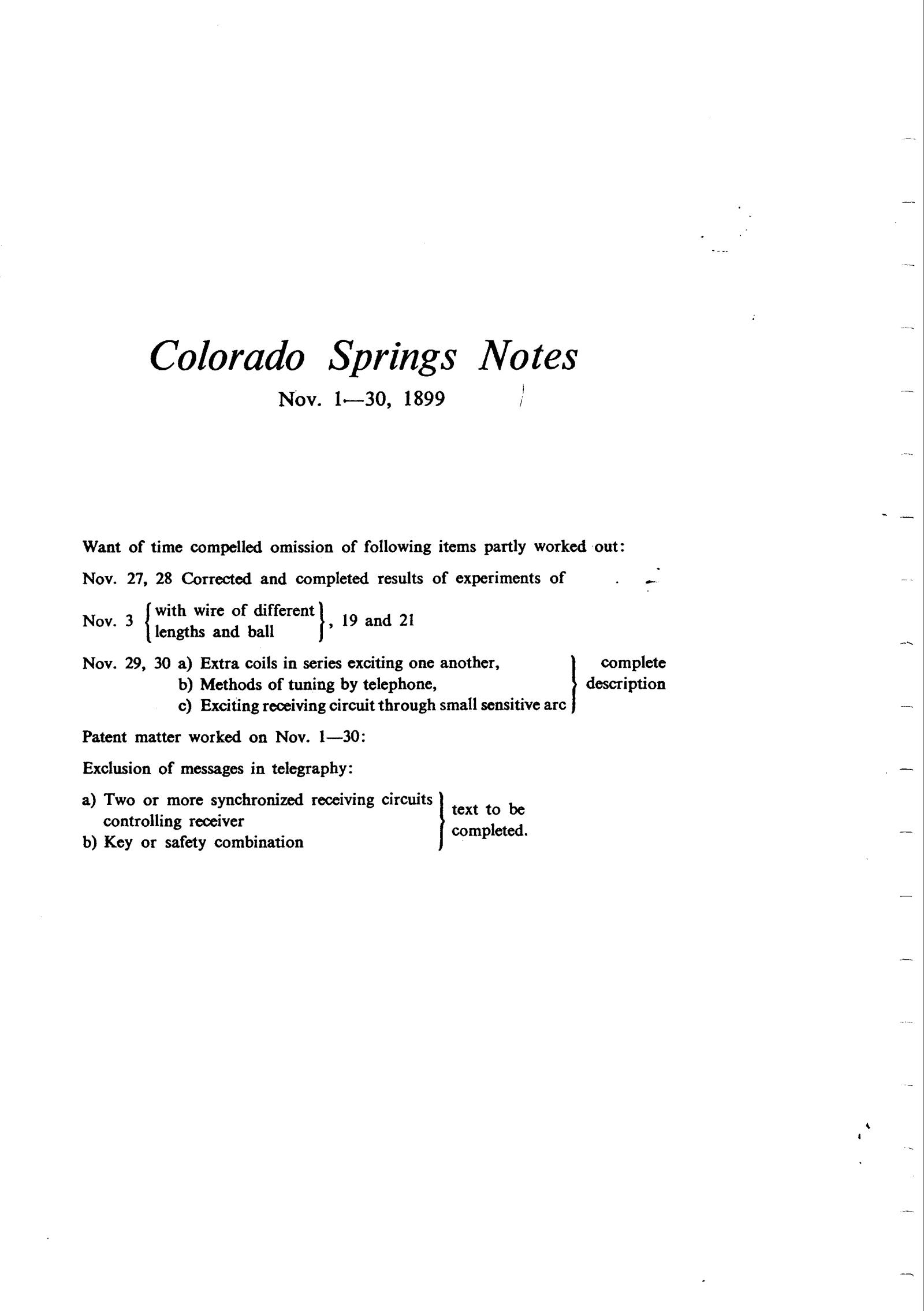 Nikola Tesla: Colorado Springs Notes, 1899-1900 - Page 251 | Tesla Universe Nikola Tesla: Colorado Springs Notes, 1899-1900 - Page 251 | Tesla Universe