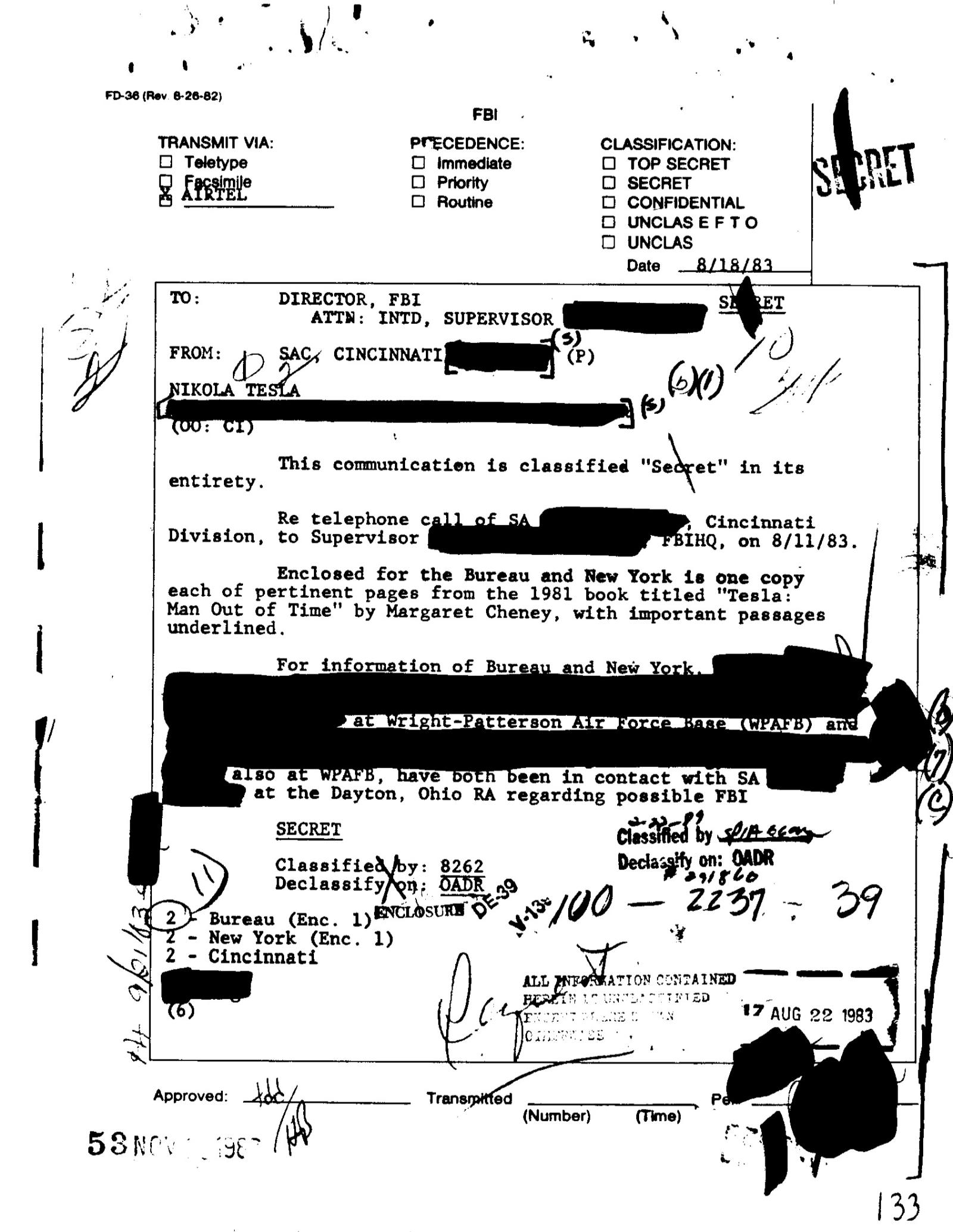 Nikola Tesla FBI Files - Page 133 | Tesla Universe