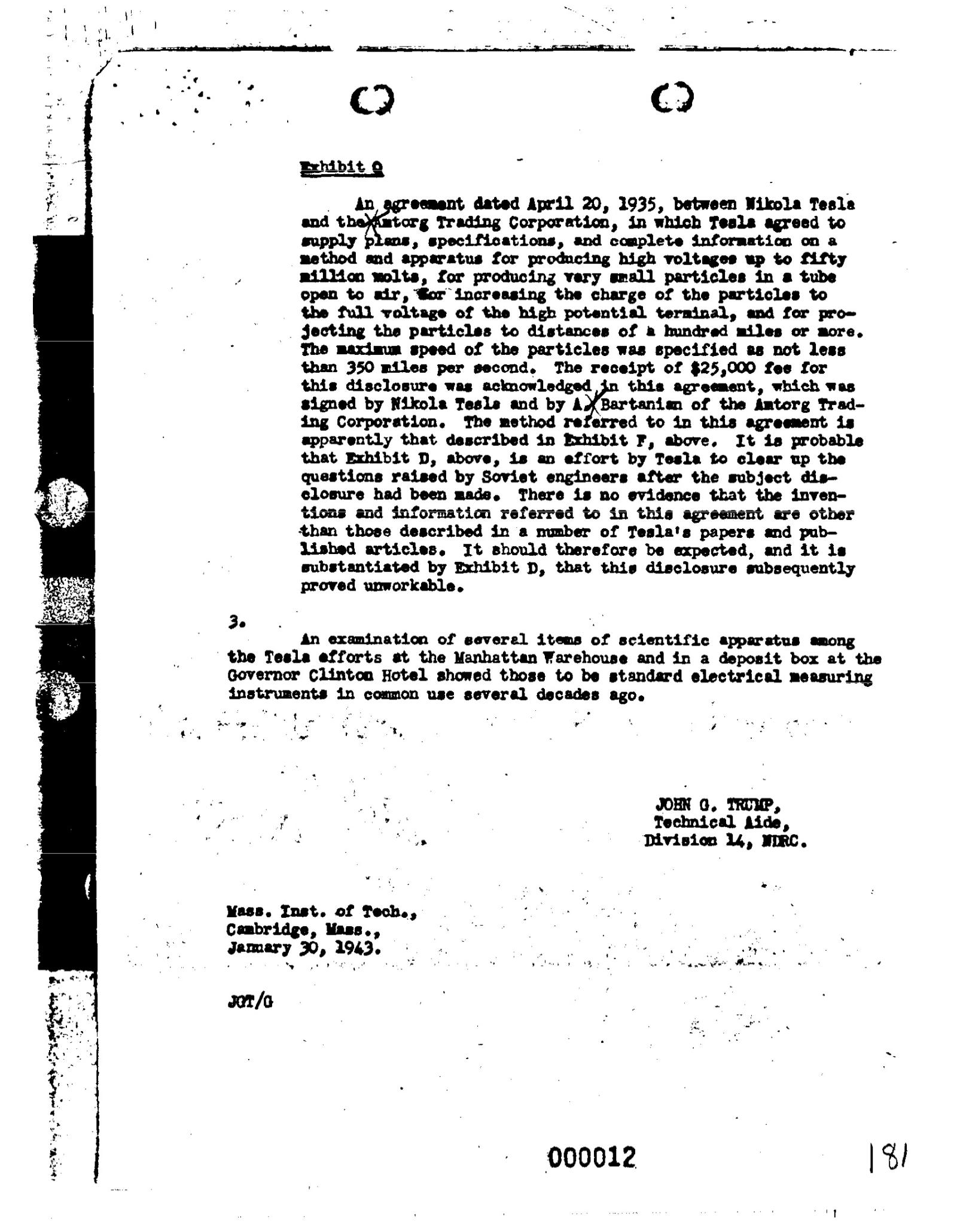 Nikola Tesla FBI Files - Page 181 | Tesla Universe