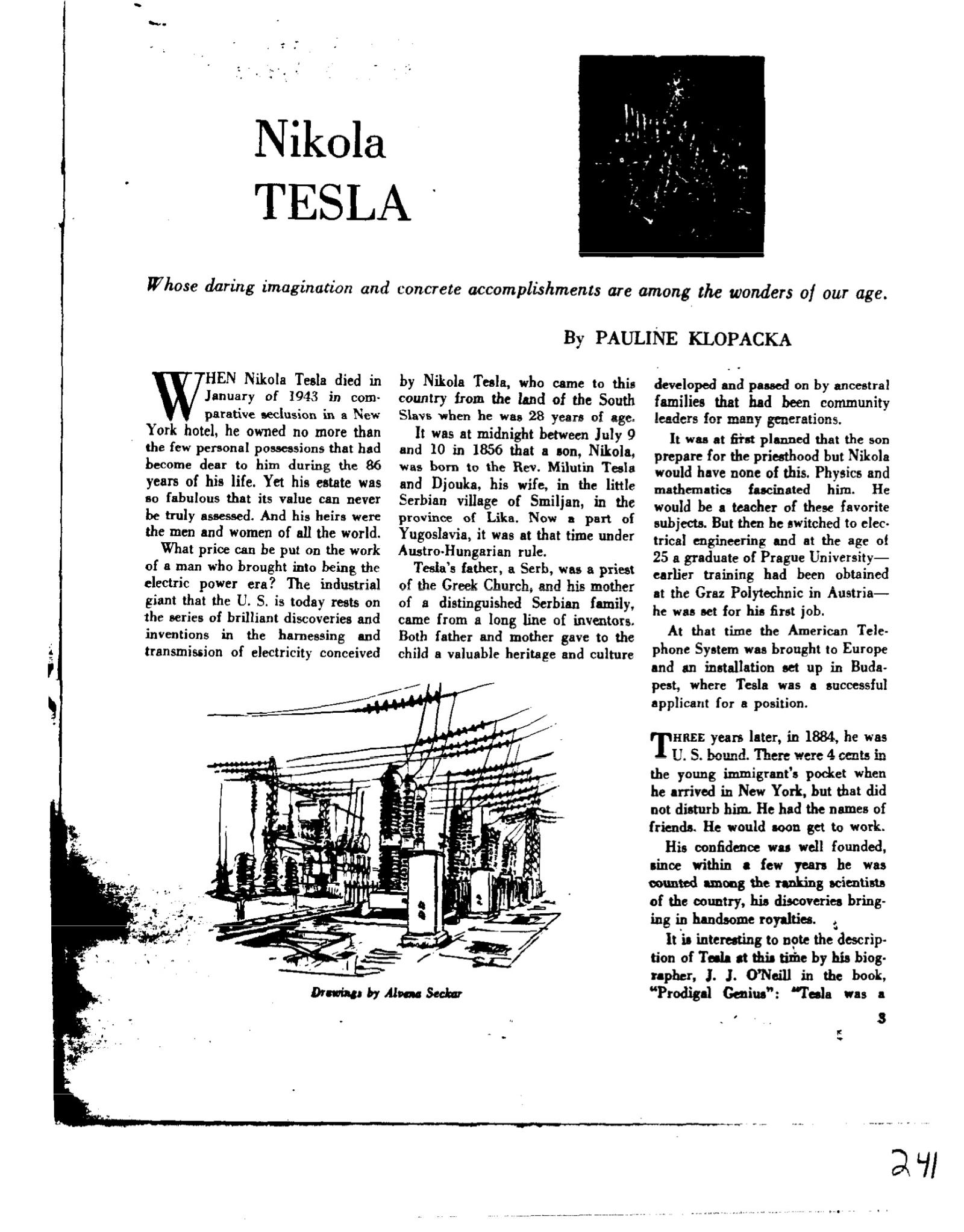 Nikola Tesla FBI Files - Page 241 | Tesla Universe