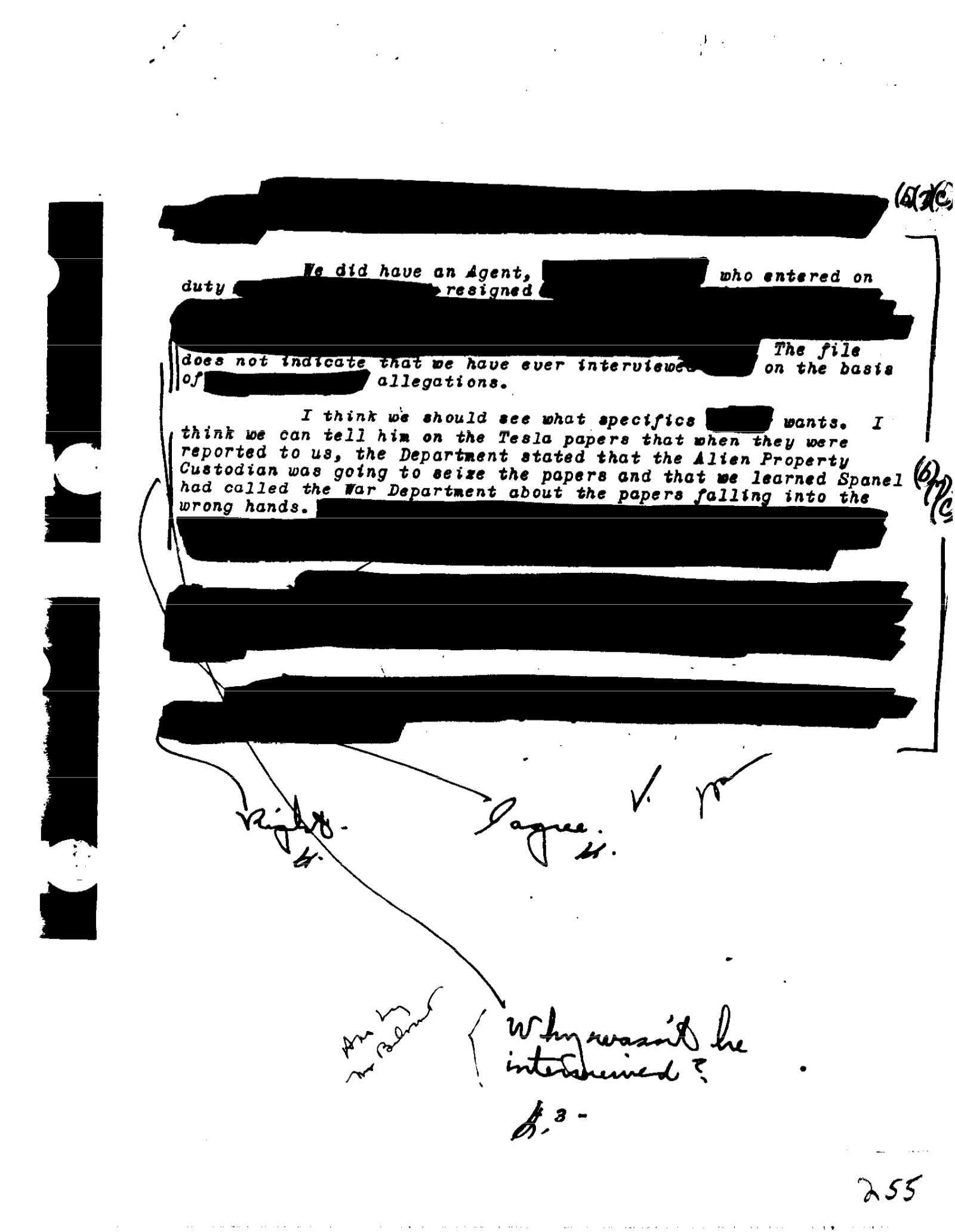 Nikola Tesla FBI Files - Page 255 | Tesla Universe