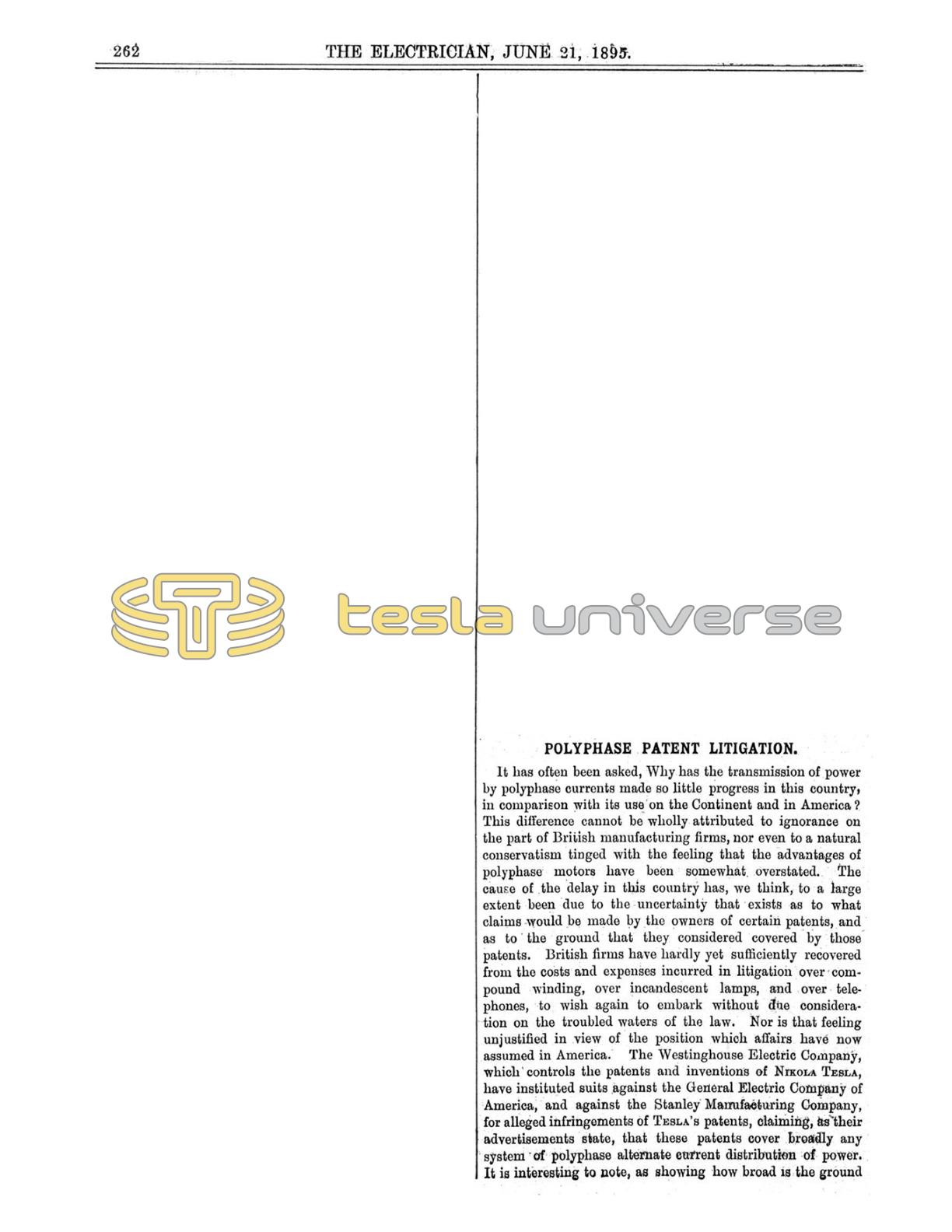 Polyphase Patent Litigation | Tesla Universe