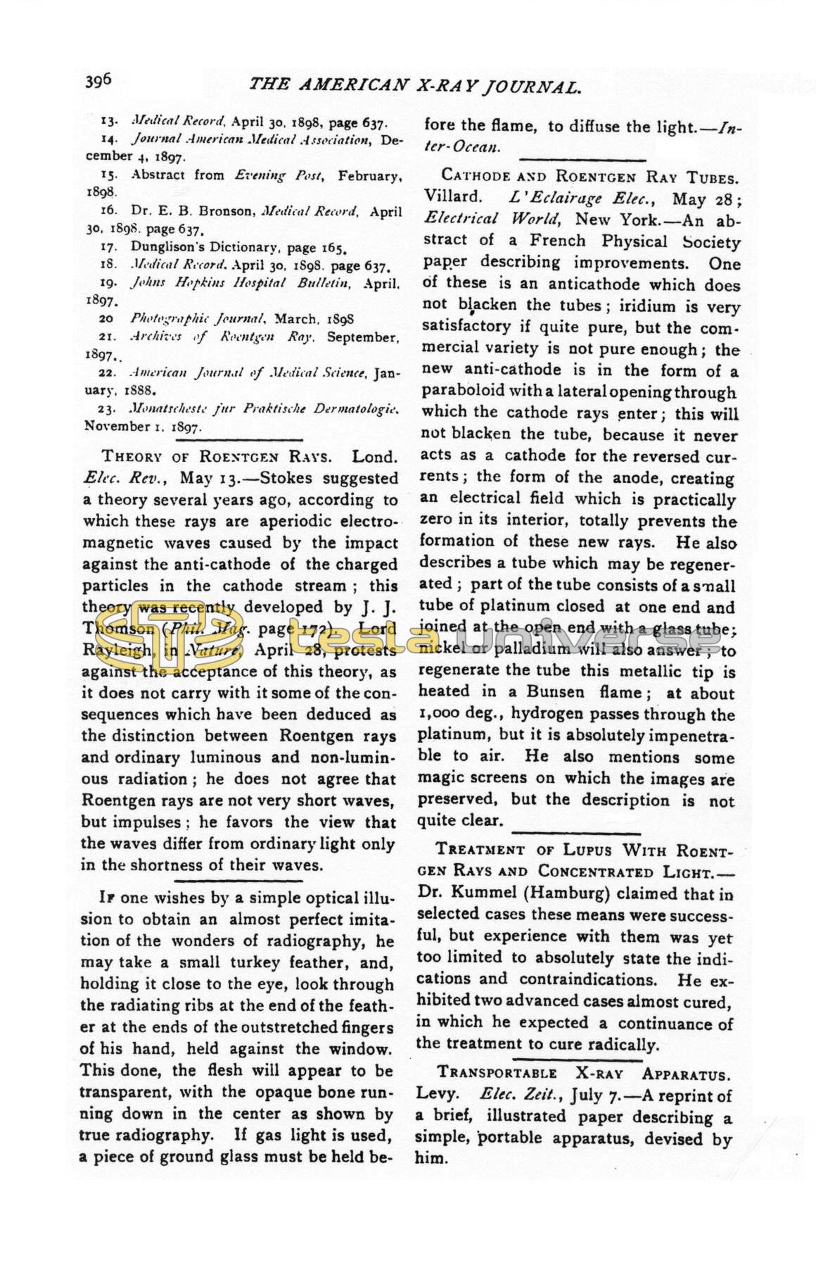 Injurious Effects of the Roentgen Rays - Page 11 | Tesla Universe