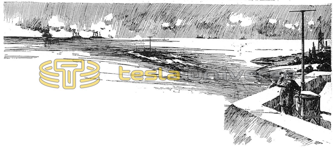 Depiction of Tesla remote-controlled boat and operator | Tesla Universe