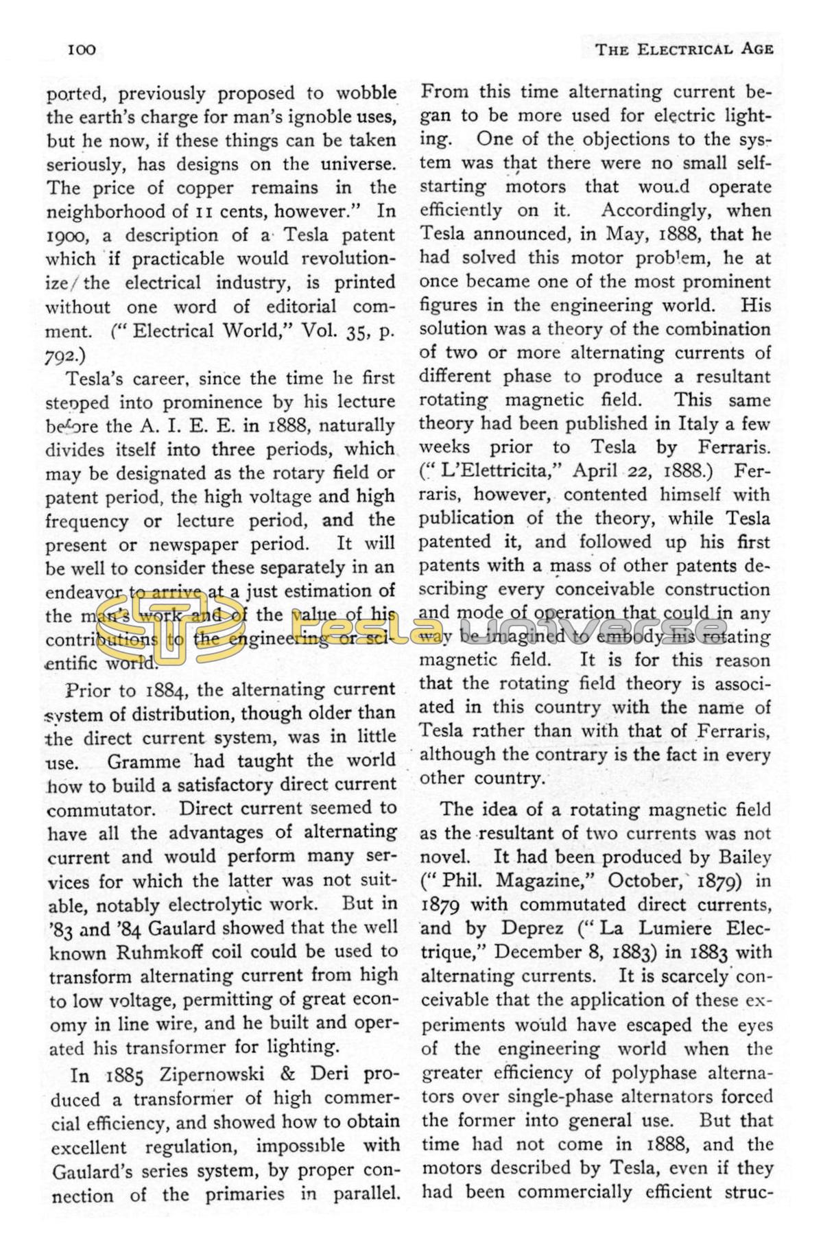 Nikola Tesla, His Work and Unfulfilled Promises - Page 2 | Tesla Universe