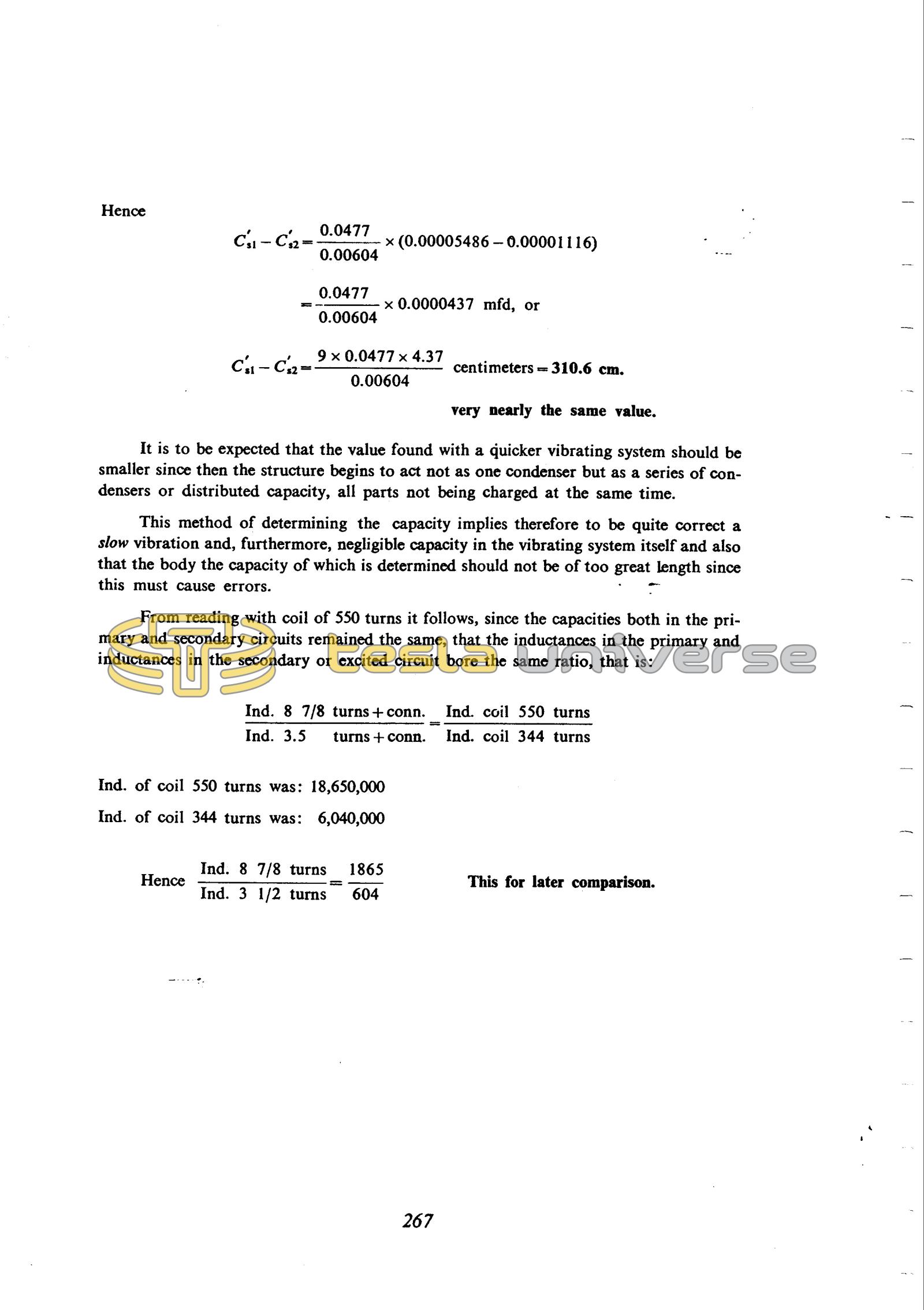 Nikola Tesla: Colorado Springs Notes, 1899-1900 - Page 267 | Tesla Universe