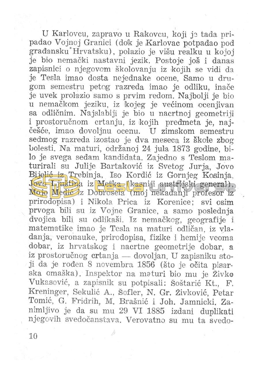 Nikola Tesla - Heroj Tehnike (Technical Hero) - Page 10 | Tesla Universe