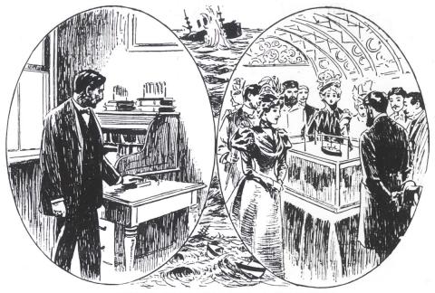 Illustration of Nikola Tesla operating his remote-controlled boat ...