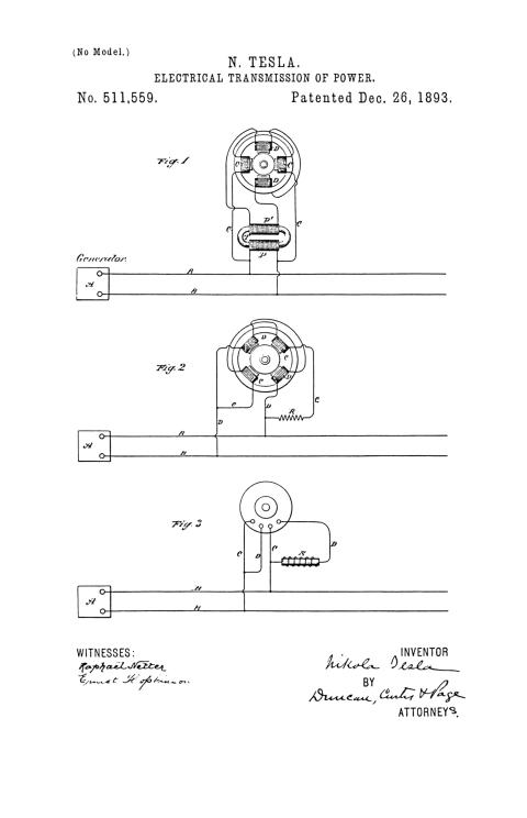 Nikola Tesla Patents