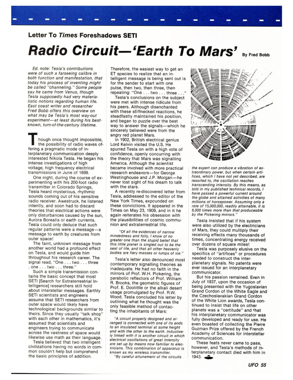 Radio Circuit - 'Earth to Mars' | Tesla Universe