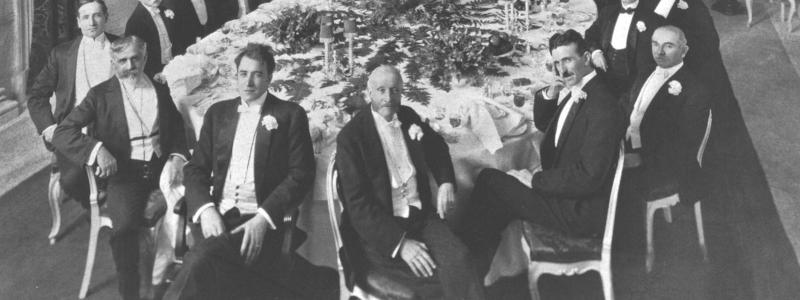 "POWER" sign announcing Tesla's personal display at the 1893 World's ...