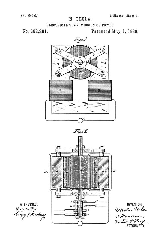 Nikola Tesla Patents