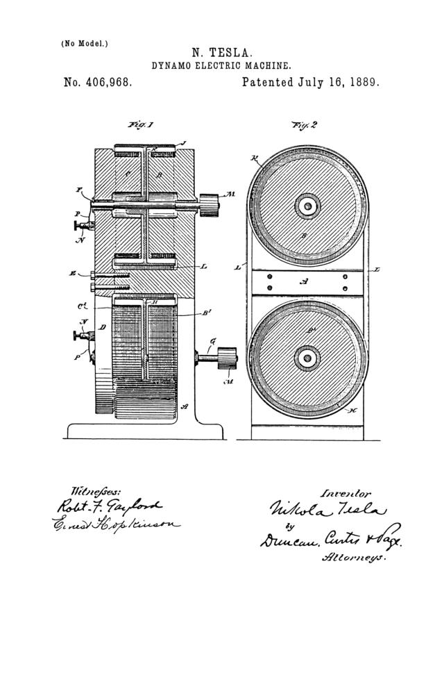 Nikola Tesla Patents