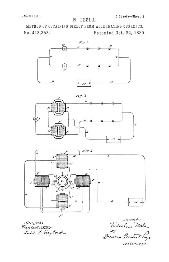 Nikola Tesla Patents