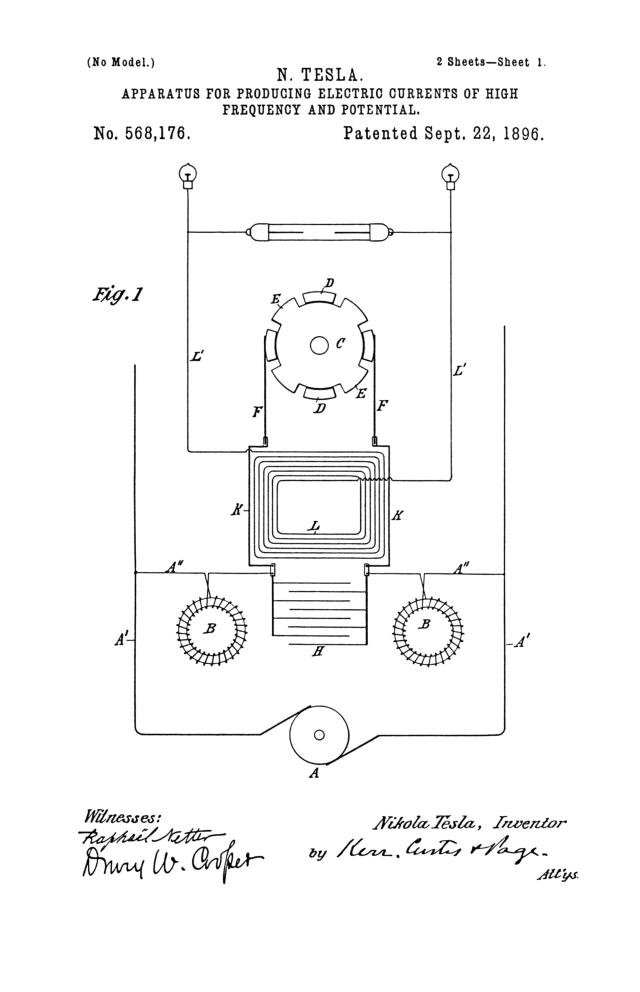 Nikola Tesla Patents
