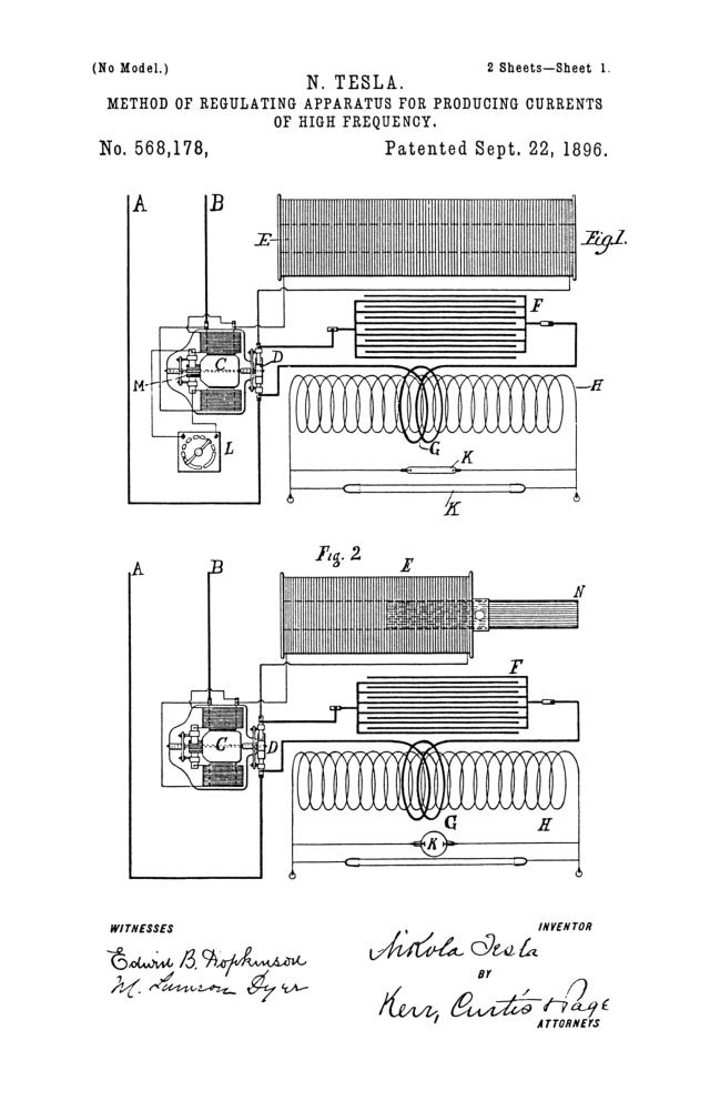 Nikola Tesla Patents
