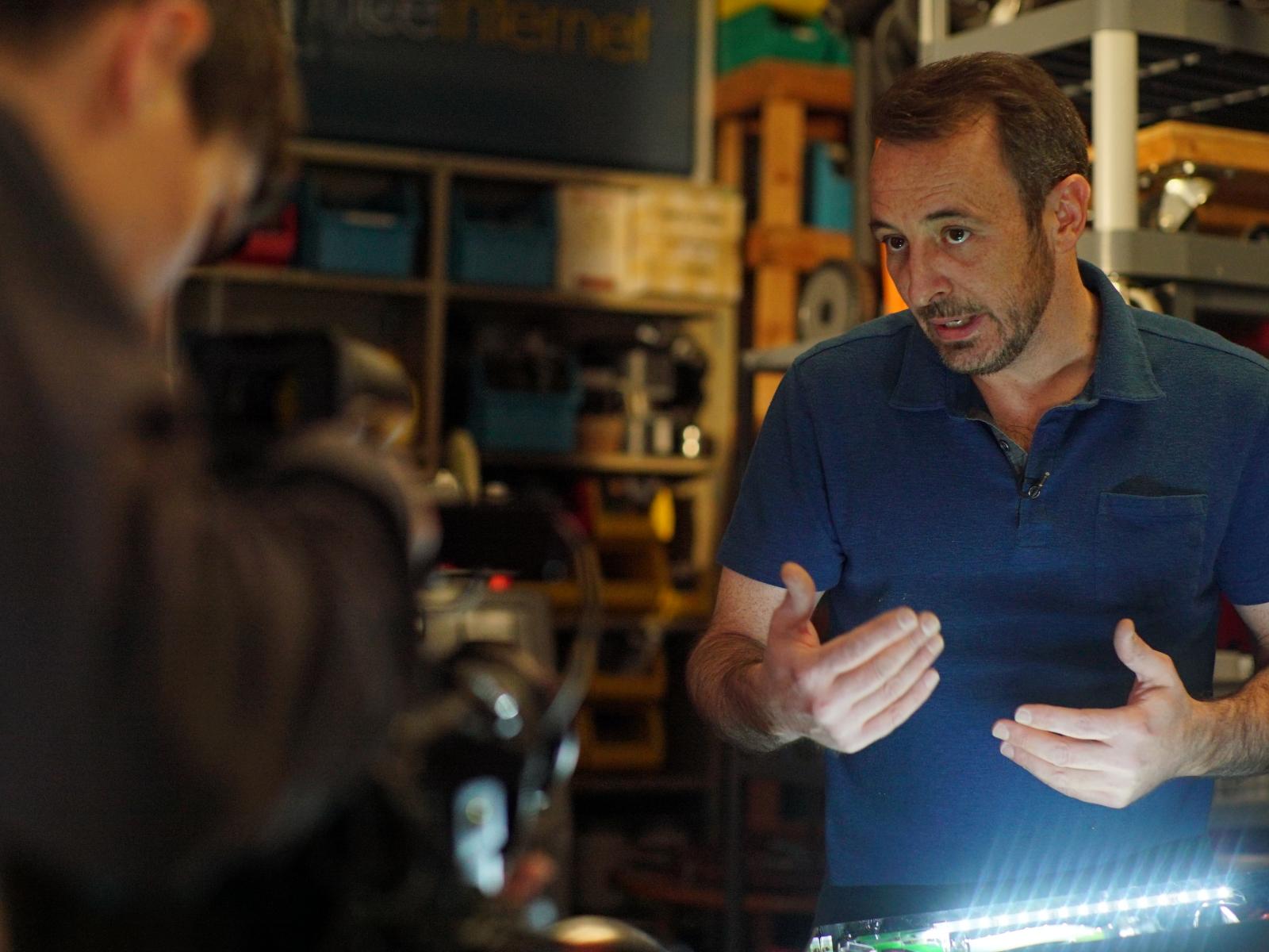 Behinds the Scenes Photos from the Tesla Gun Discovery Video | Tesla ...