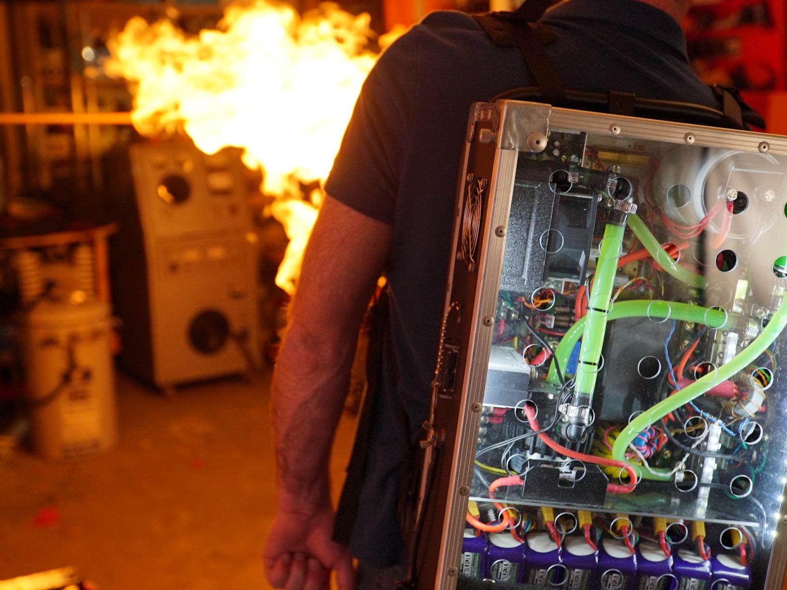 Behinds the Scenes Photos from the Tesla Gun Discovery Video | Tesla ...