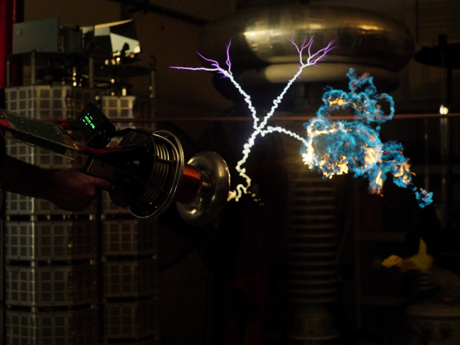 Behinds the Scenes Photos from the Tesla Gun Discovery Video | Tesla ...