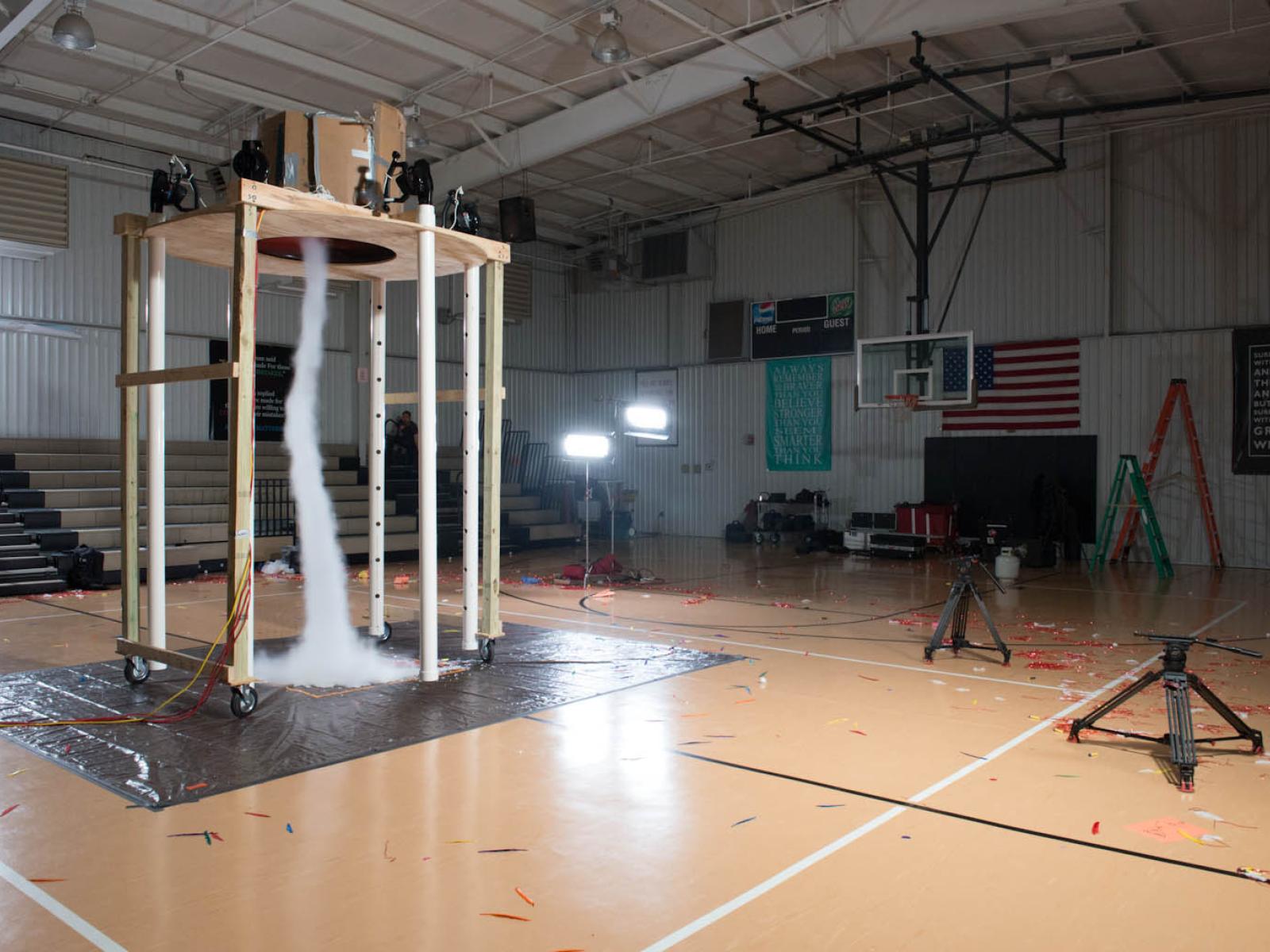 Large Model Tornado Built for The Weather Channel's New Science Series ...