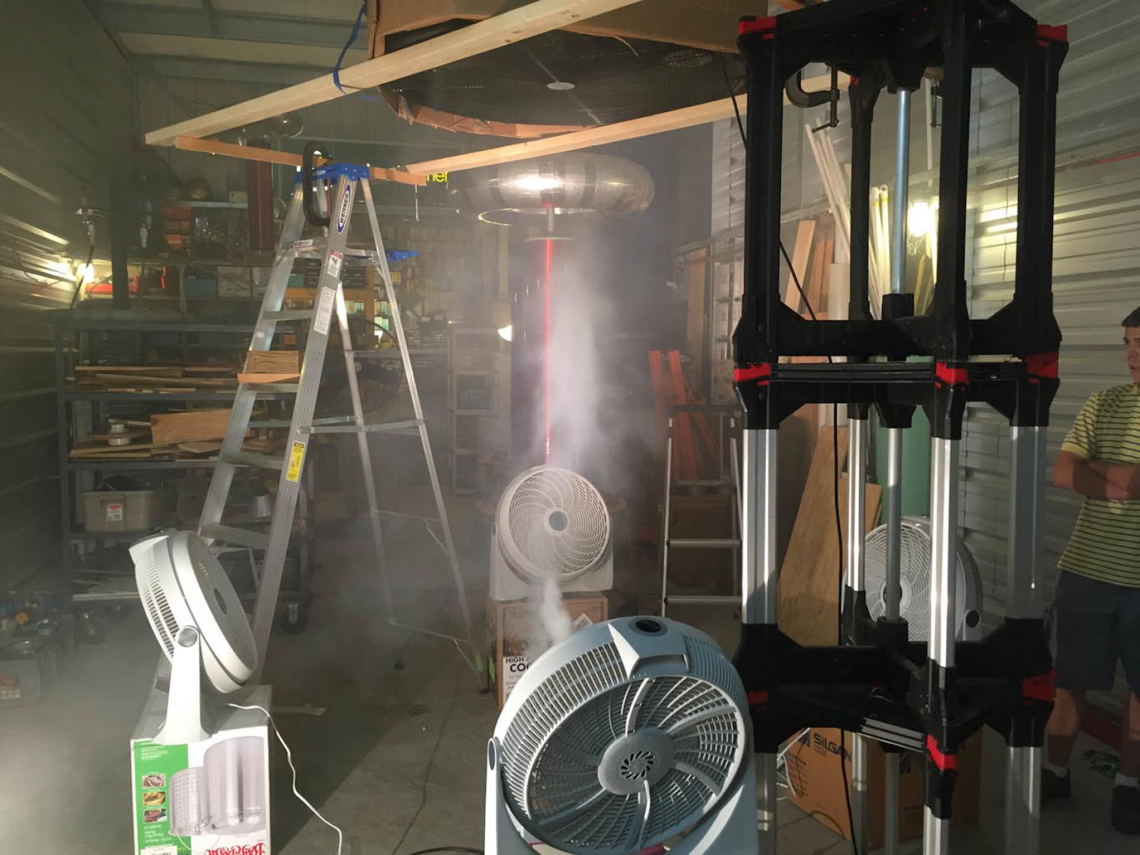 Large Model Tornado Built for The Weather Channel's New Science Series ...