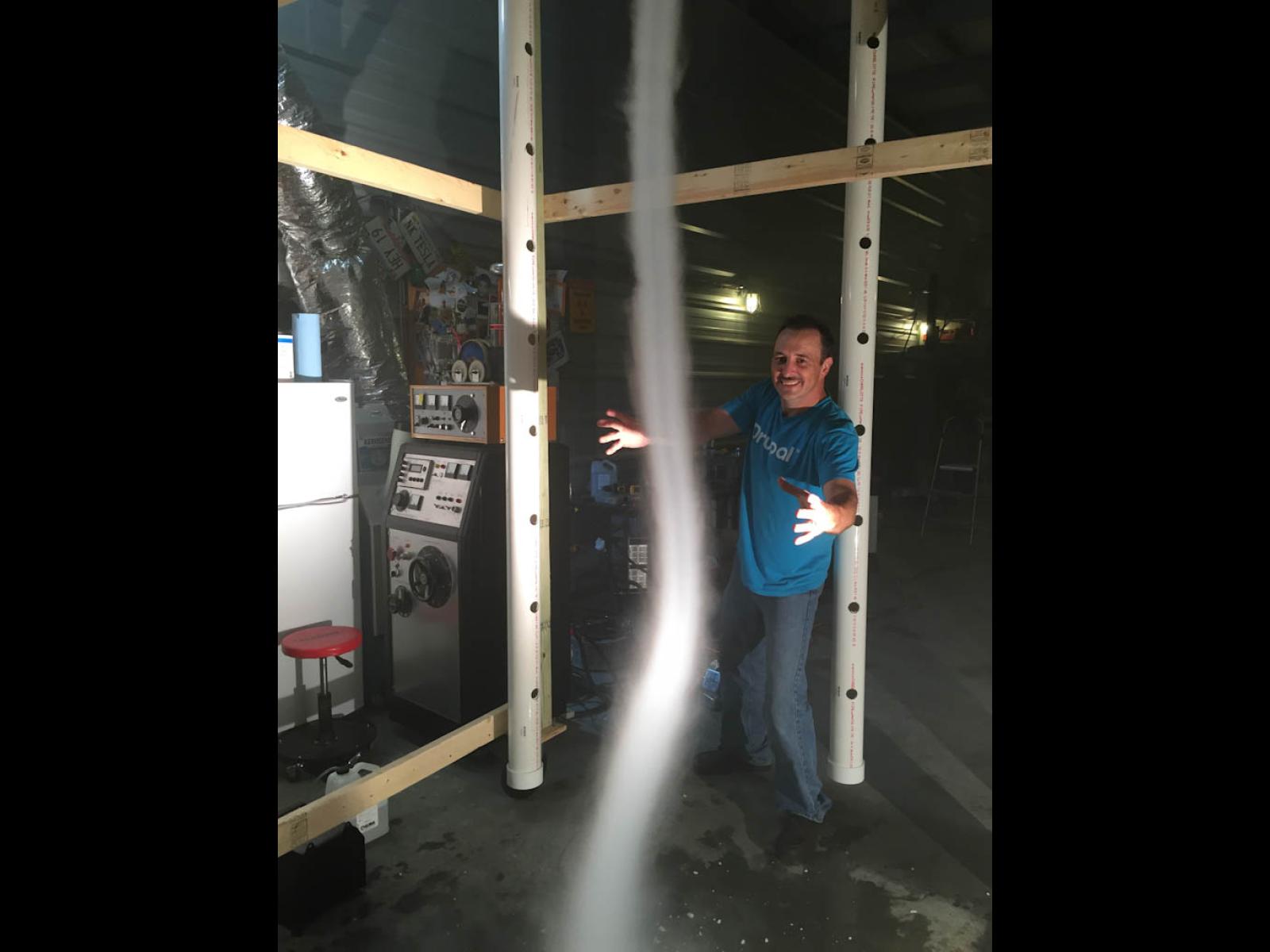 Large Model Tornado Built for The Weather Channel's New Science Series ...