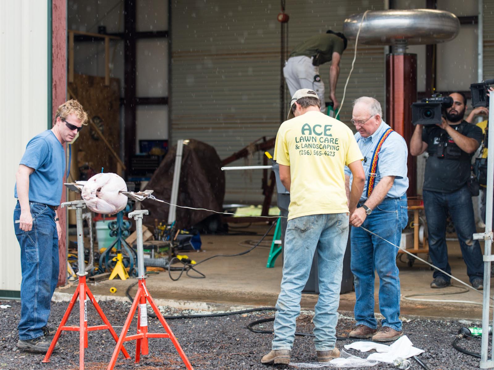 Tesla Universe assisting the Rocket City Rednecks with the DIY Death ...