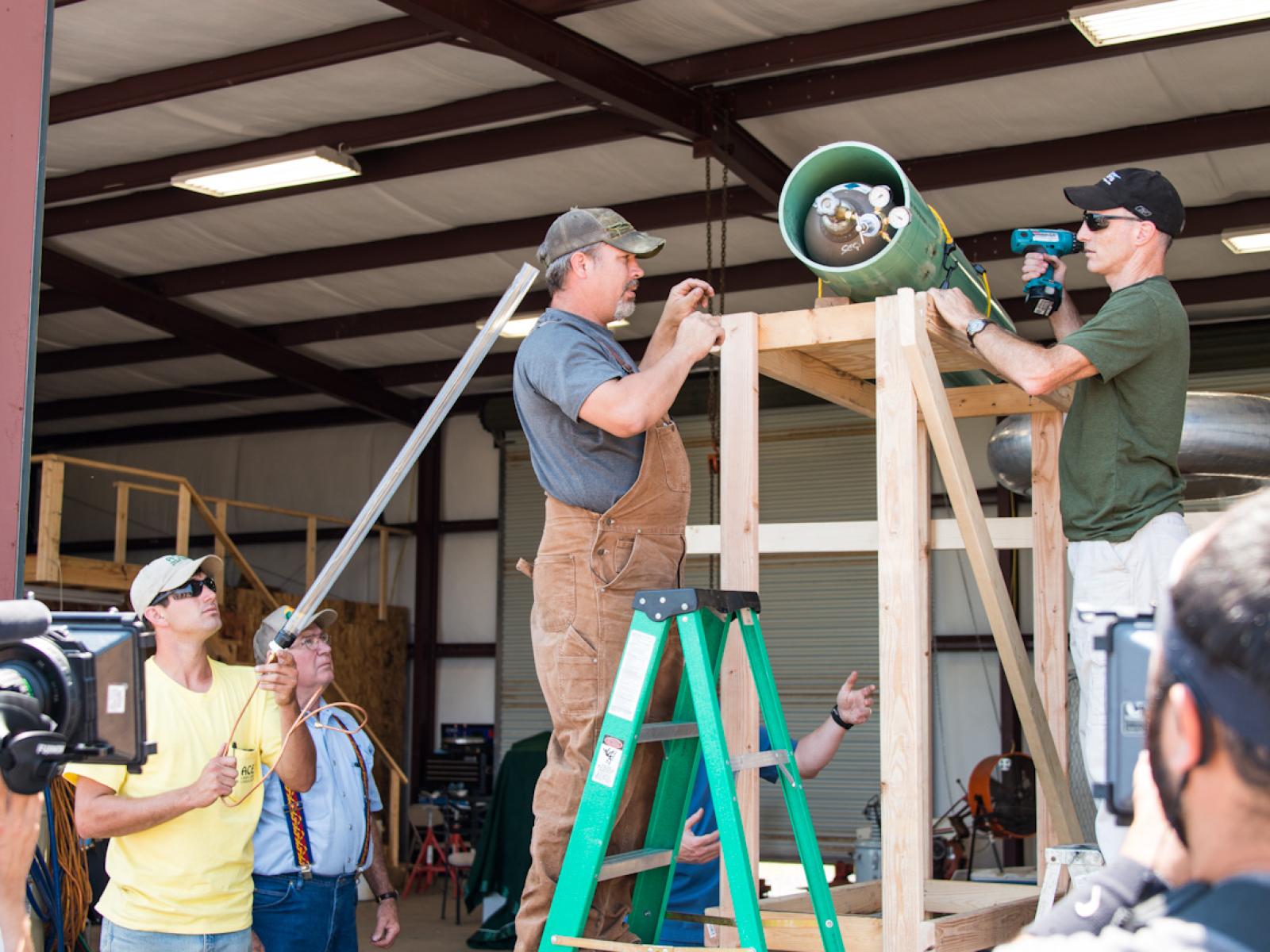Tesla Universe assisting the Rocket City Rednecks with the DIY Death ...