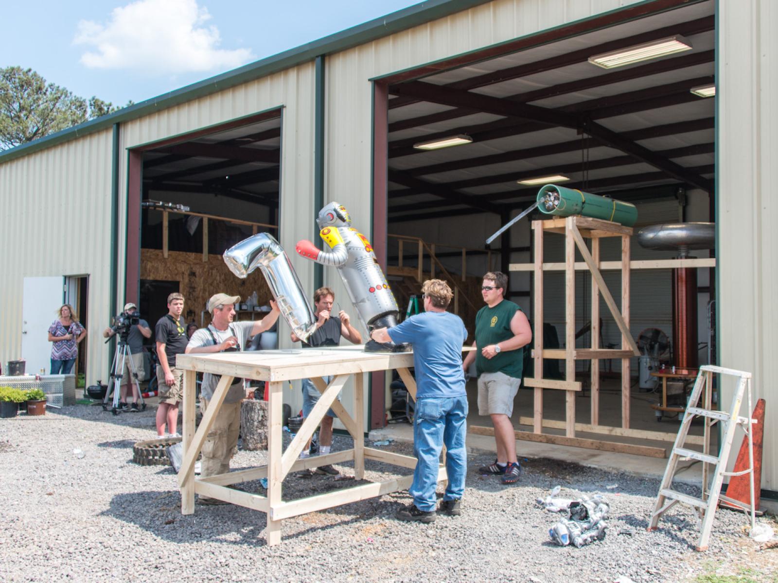 Tesla Universe assisting the Rocket City Rednecks with the DIY Death ...