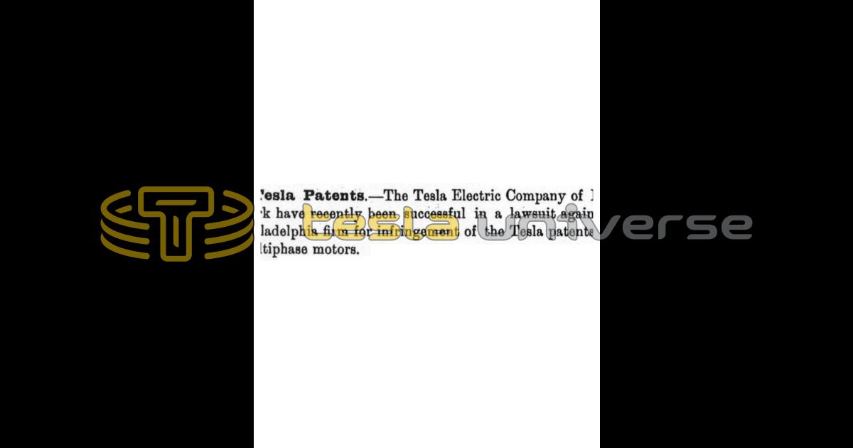 Tesla Electric Company Successful in a Lawsuit | Tesla Universe Tesla Electric Company Successful in a Lawsuit | Tesla Universe