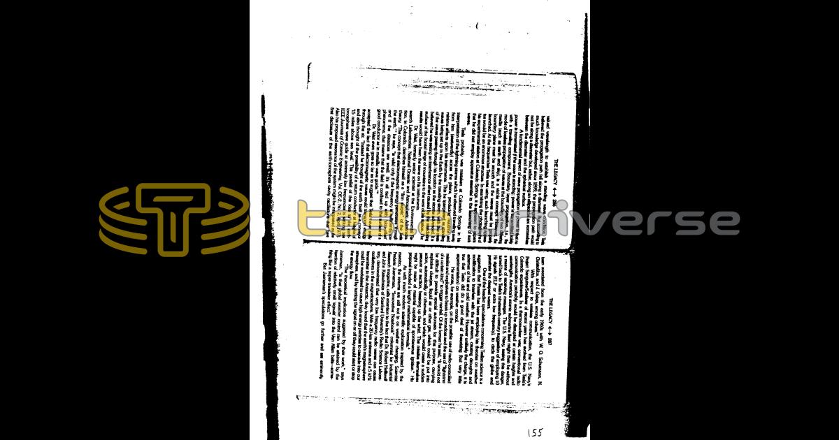 Nikola Tesla FBI Files - Page 155 | Tesla Universe