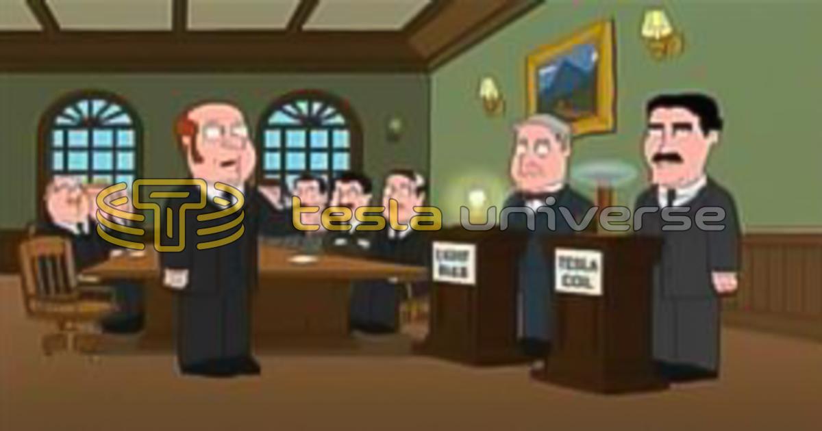 Nikola Tesla vs. Thomas Edison from The Simpson's animated TV show ...