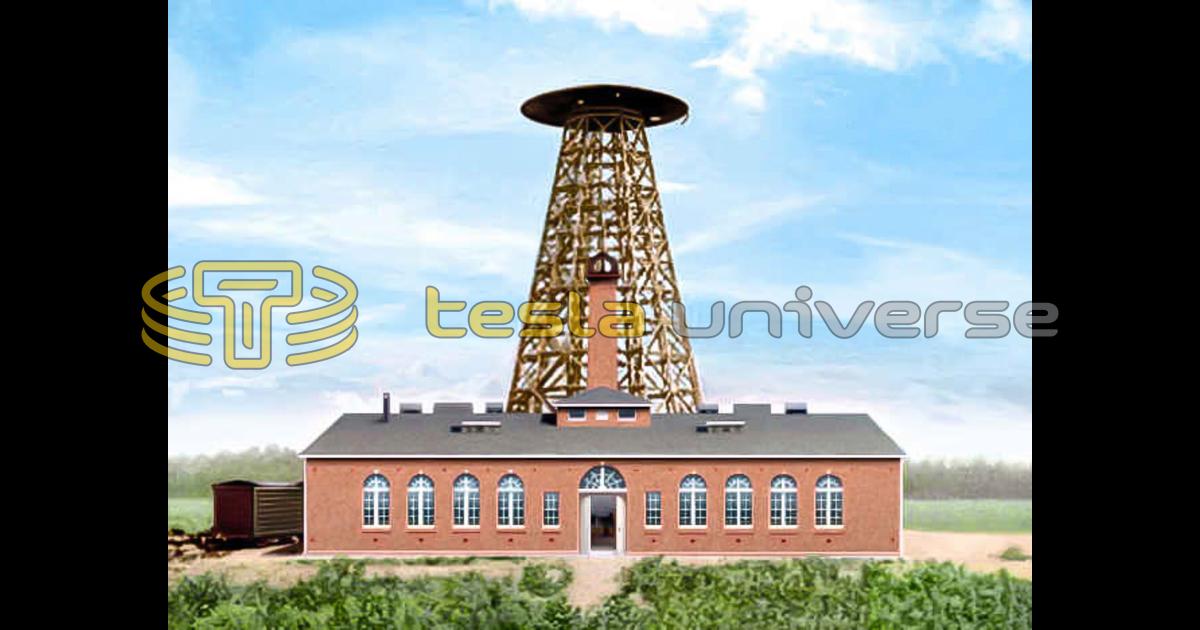 Colorized version of the photo of the Wardenclyffe lab and unfinished ...